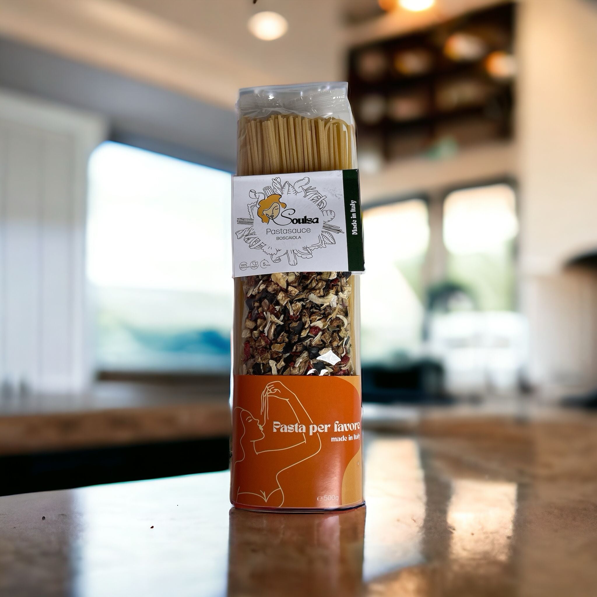Spaghetti-Set mit Pastasauce 'BOSCAIOLA' – SOULSA